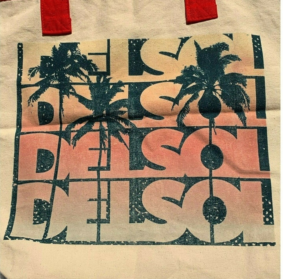 Del Sol Color Changing Tote Bag Cotton Palm Trees Shopping Reusable New ...