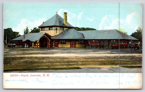 Laconia New Hampshire~Train Depot~Richardsonian Romanesque Architecture ...