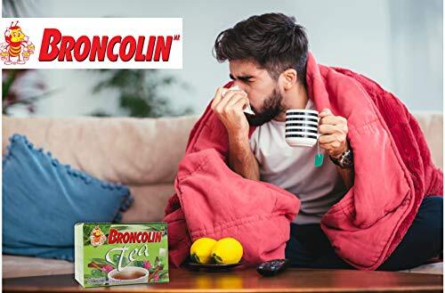 Broncolin Herbal Tea Bags with Honey and Plant Extracts 25 Tea Bags | eBay
