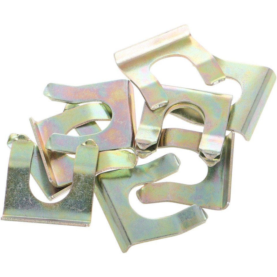 10PCS Iron Fuel Line Retaining Clip U-Shaped Brake Line Clip Brake Line ...