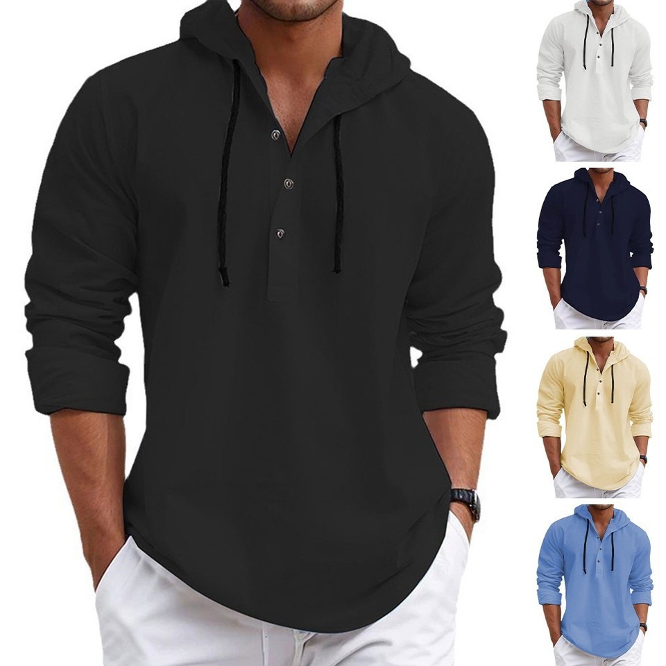 Casual Hoodie Tops Loose Fit Top 5% Spandex Fabric 95% Polyester ...