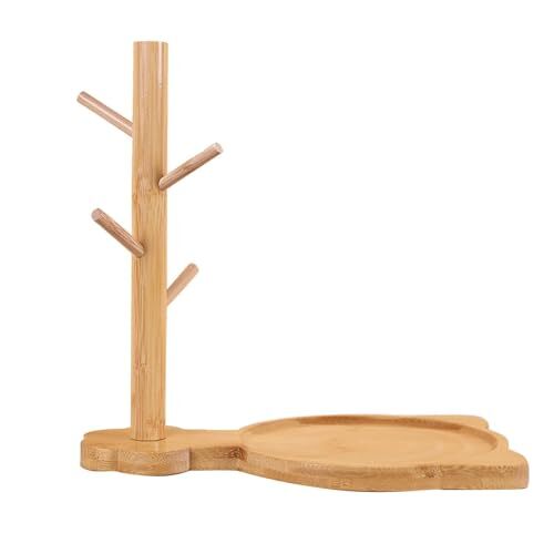 Key Tree, Key Holder Wood Key Tray for Entryway Table Tabletop Tree ...