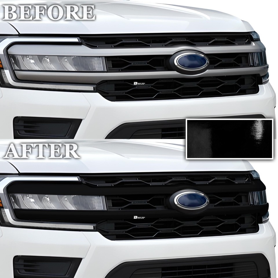 Fits Ford Expedition 2022-2024 Outer Grille Chrome Delete Decal ...