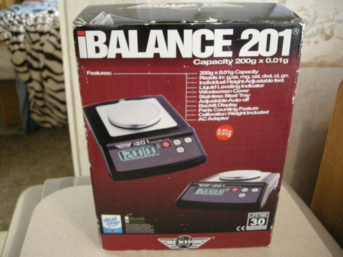 My Weigh iBalance 201 Table Top Precision Scale MyWeigh 200g x 0.01g ...