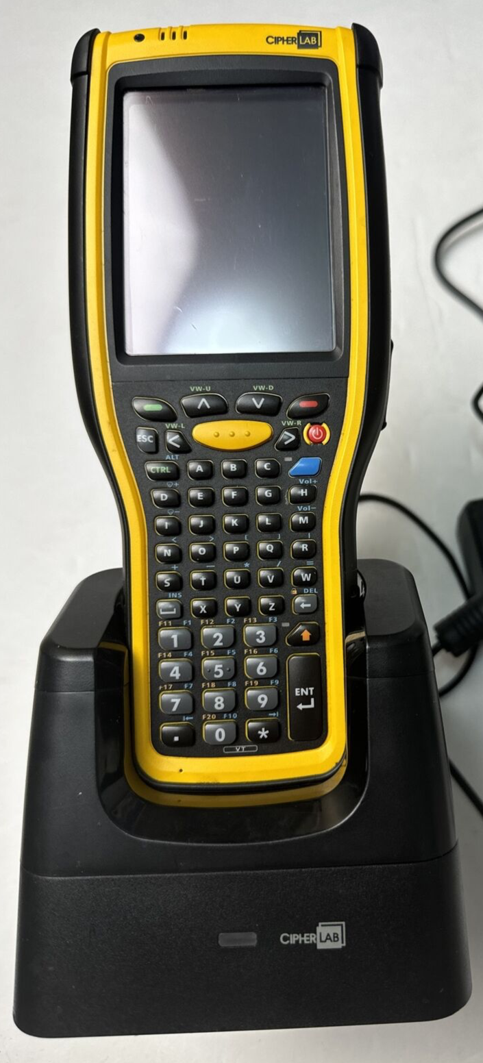 CipherLab 9700 Mobile Computer Scanner Charging Cradle WiFi Bluetooth ...