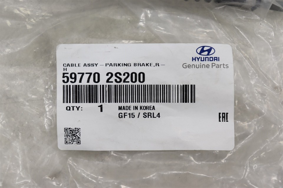 NEW OEM Parking Brake Cable Rear Right 597702S200 for Hyundai Tucson ...