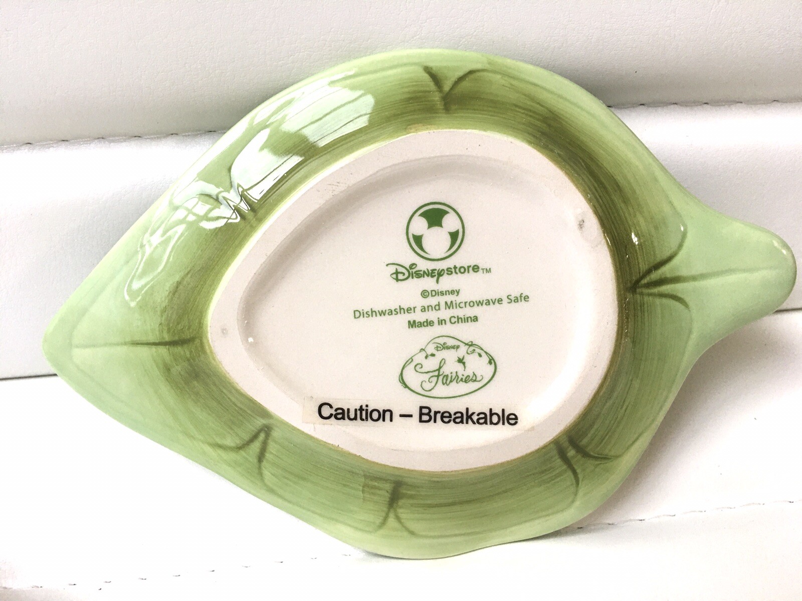 3D Tinkerbell Tea Cup Mug and Leaf Saucer Disney Store Fairies tulips ...