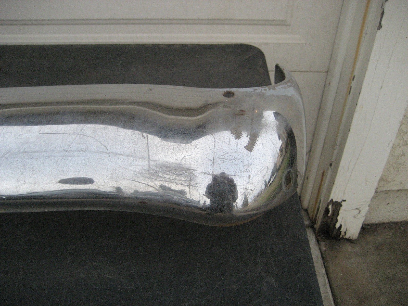 1955 CHEVY REAR BUMPER-(1) PIECE REAR BUMPER | eBay