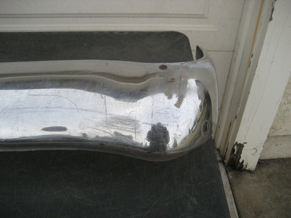 1955 CHEVY REAR BUMPER-(1) PIECE REAR BUMPER | eBay