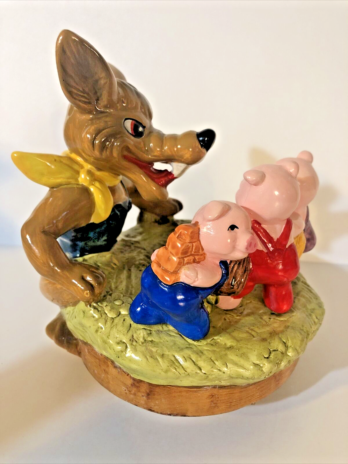 The Three Little Pigs Who's Afraid Of The Big Bad Wolf Ceramic Music ...