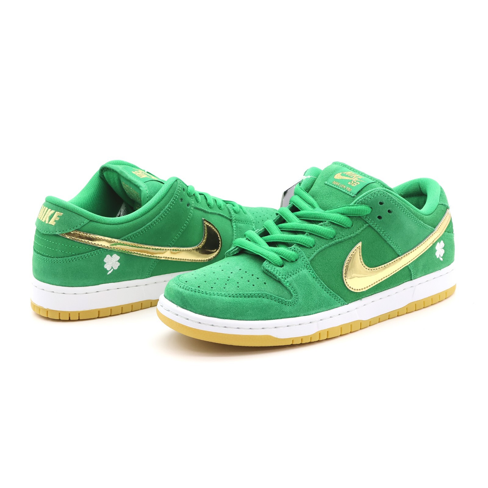 BQ6817-303 Nike SB Dunk Low Pro St. Patrick's Day Shamrock Lucky Green ...