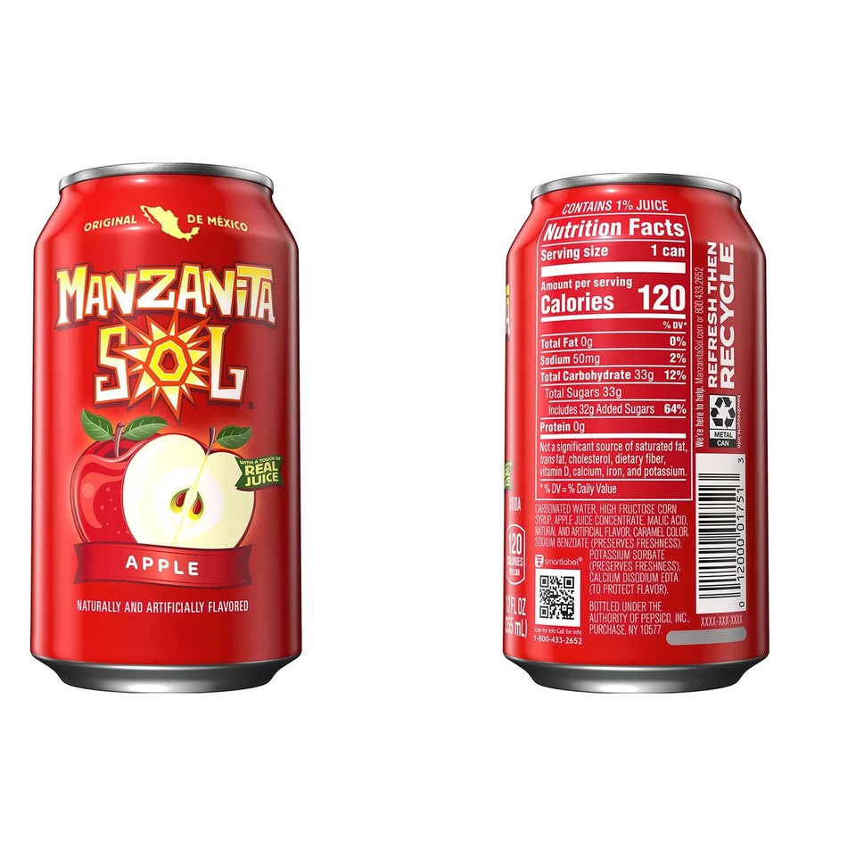 Manzanita Sol Soda Apple 12 fl. oz., 24 pk. | eBay