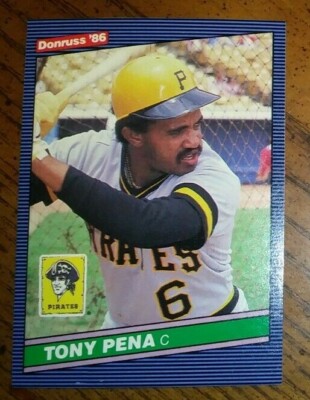 1986 - Leaf - Donruss '86 - Tony Pena - Card # 64 | eBay