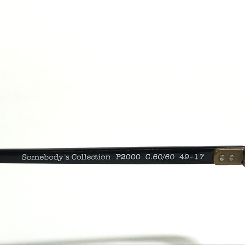 Prodesign Eyeglasses Frames P2000 C.60/60 Somebody's Collection Black ...