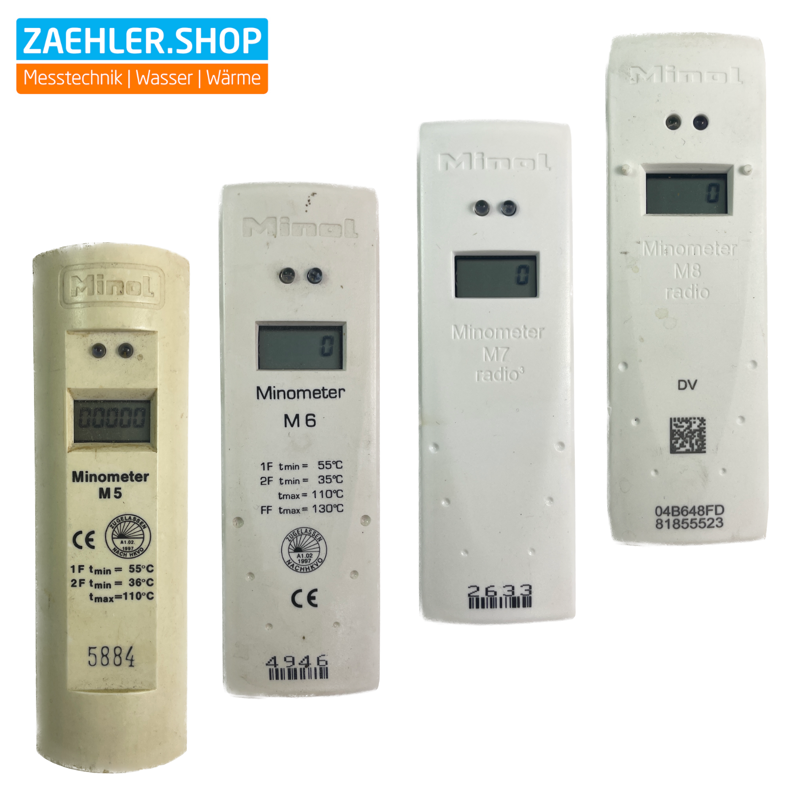 Elektronischer Heizkostenverteiler Minol Minometer M4 M5 M6 M7 M8 ...