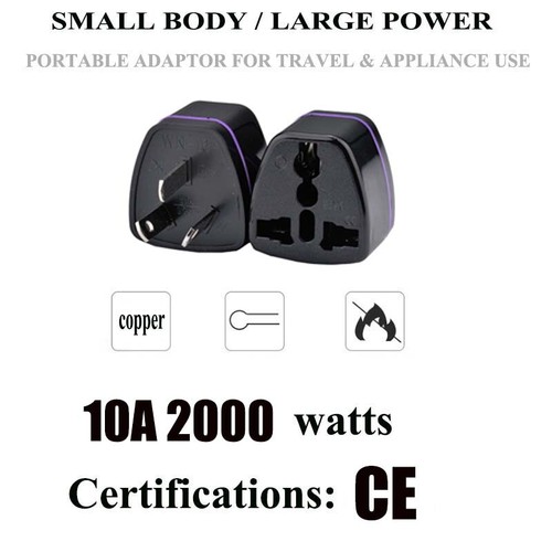 UK US EU Universal to AU AC Power Plug Socket Adapter Travel 3 Pin ...