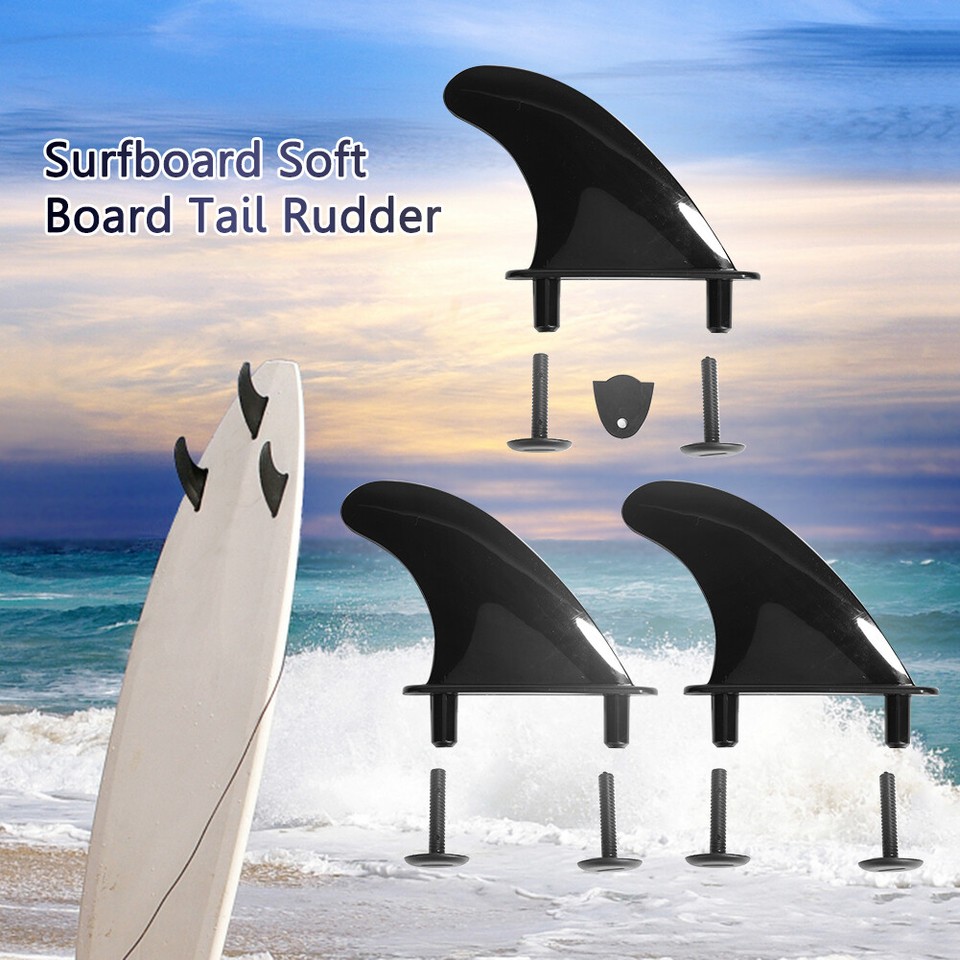 3pcs Surfboard Fins Stand Up Paddle Board Surf Water Wave Side Fin ...