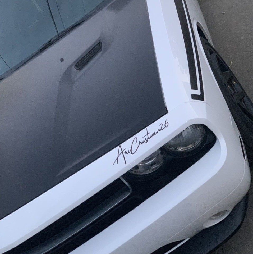 Custom Automotive Signature Racing Vinyl Decal Window Body Sticker 714 ...