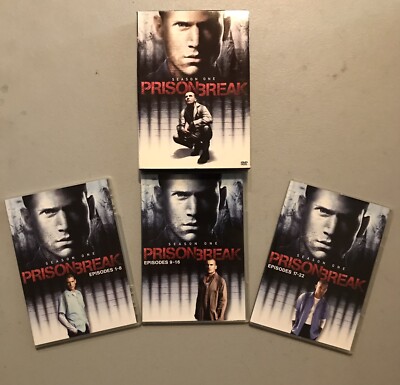 Prison Break Season 1 (DVD, 2009, 6-Disc Set) FREE SHIPPING 24543260820 ...