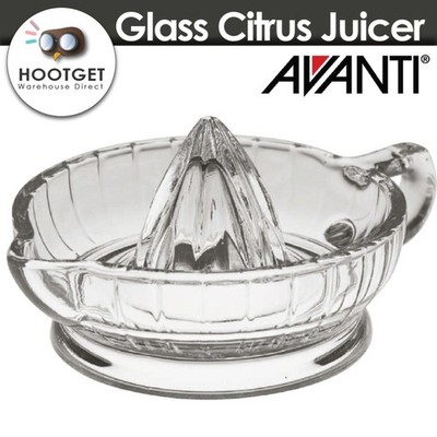 AVANTI Glass Citrus Juicer Retro Squeezer Manual Fruit Juice Maker ...