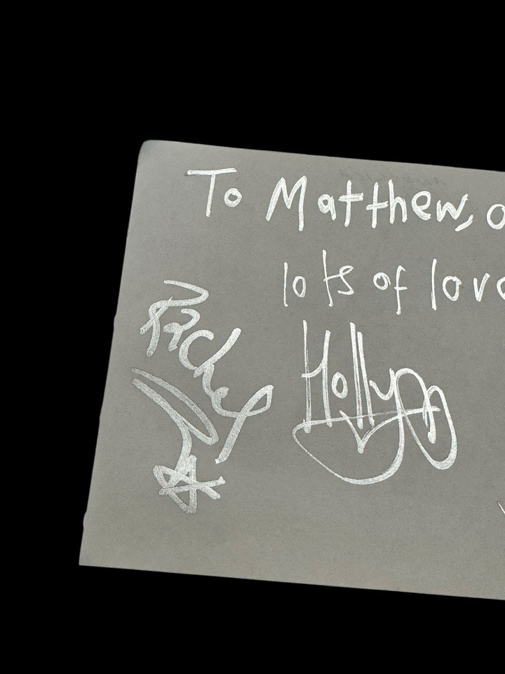 Angelica (All Girl Rock Pun Band) Fully Signed White Paper - Holly Ross ...