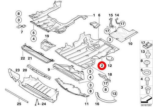 BMW NEW GENUINE 3' E90 E91 LCI M SPORT PETROL ENGINE UNDER TRAY COVER ...