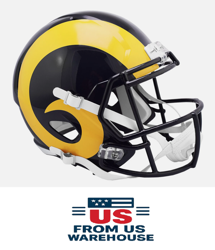 LA Rams 1981-99 Throwback Speed Full Size Replica Football Helmet | eBay