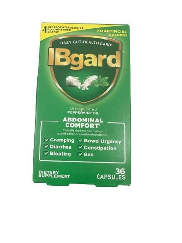 IBgard, Abdominal Comfort Daily Gut Health Gard 36 Capsules | eBay