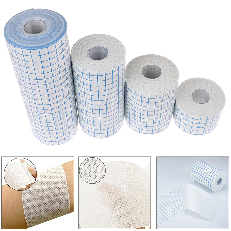 1Roll 4 Size Waterproof Adhesive Wound Dressing Medical Fixation Tape ...