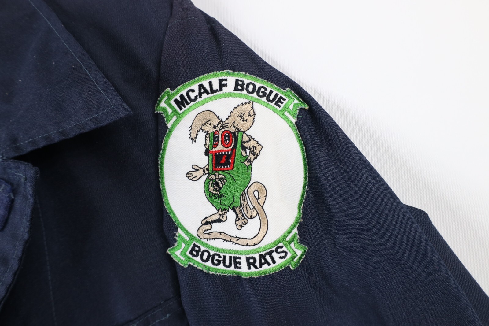 Vtg 80s Mens 40L Rat Fink Mcalf Bogue Rats USMC Type … - Gem