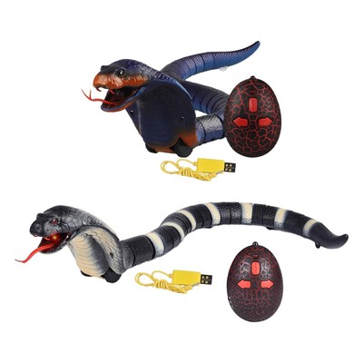 Rattlesnake Robotic Toy USB Rechargeable Snake Scary Trick Toy for ...