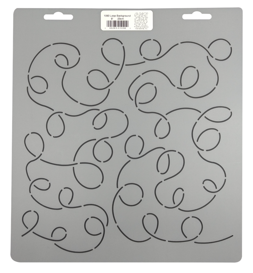 2 Quilting Stencils Stipple Quilt Pattern Border and Loop Stippling ...