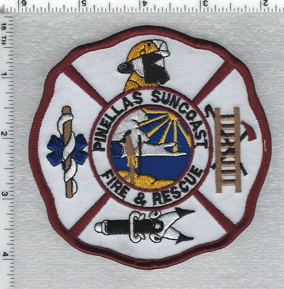 Pinellas Suncoast Fire & Rescue (Florida) Shoulder Patch | eBay