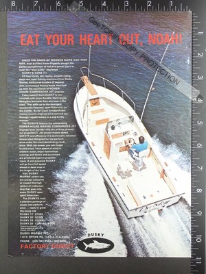 1975 ADVERTISEMENT for Dusky 23 center console fishing boat | eBay
