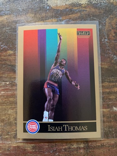 1990 SkyBox Basketball Isiah Thomas Card #93 Detroit Pistons Bad Boys ...