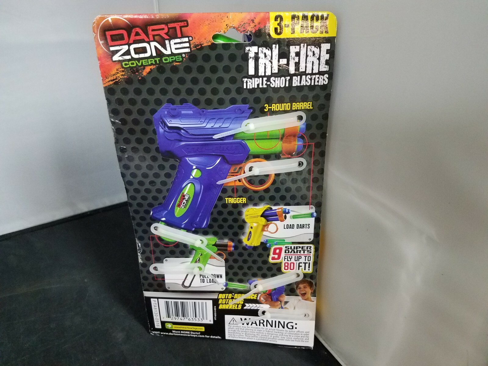 Dart Zone Covert Ops Tri-Fire Auto-Advance Rotating Barrels - 3 Pack ...