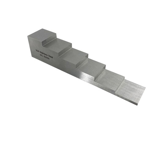 304 Stainless Steel Calibration Block for Thickness Llinearity NDT ...