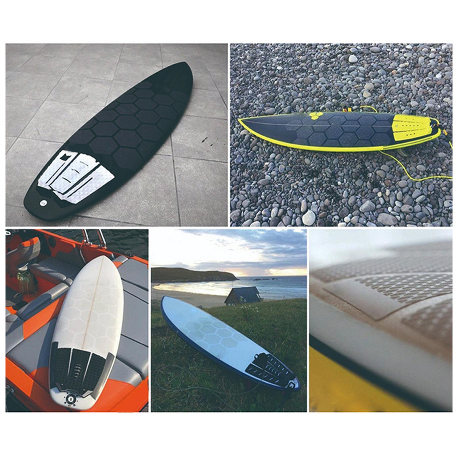 Hexagon Surfboard Traction Pads Foot Strap Surf Traction Grip Adhesive ...