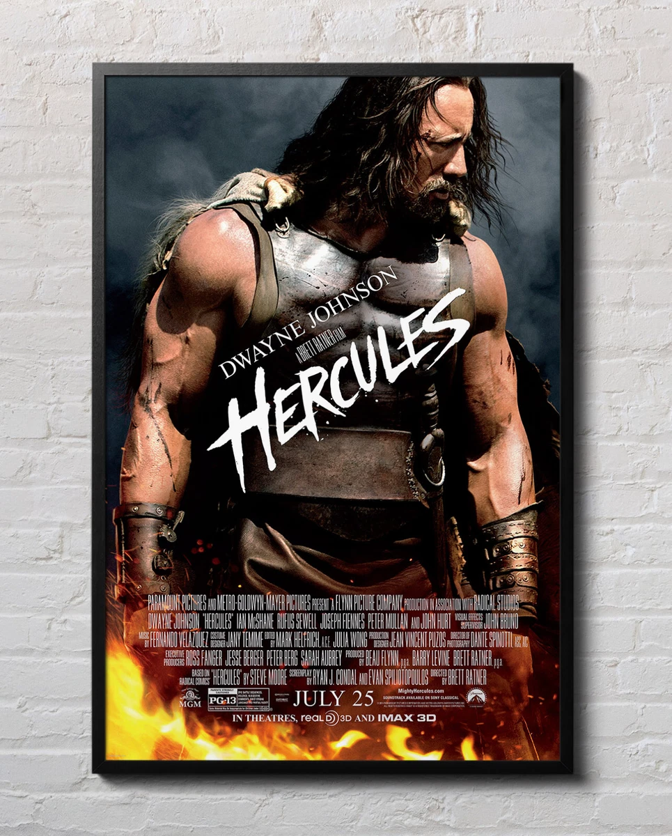Dwayne Johnson Hercules Movie Poster