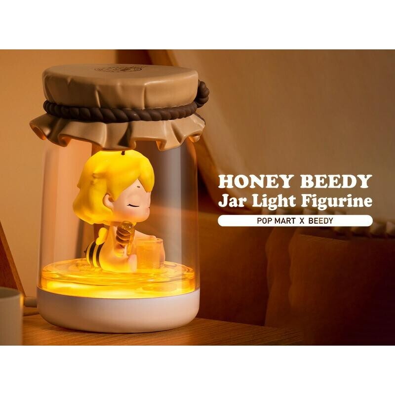 POP MART X BEEDY - HONEY BEEDY JAR LIGHT FIGURINE | eBay