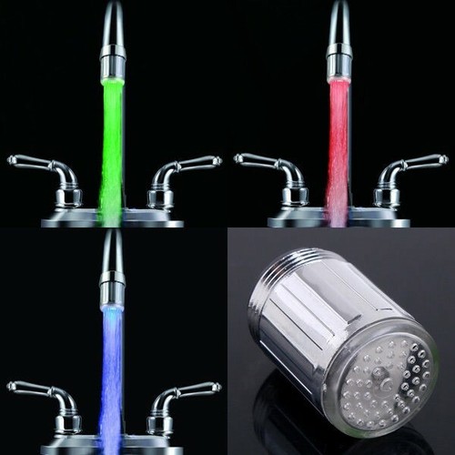 Color Stream LED Water Stream Illuminating Faucet Device | eBay