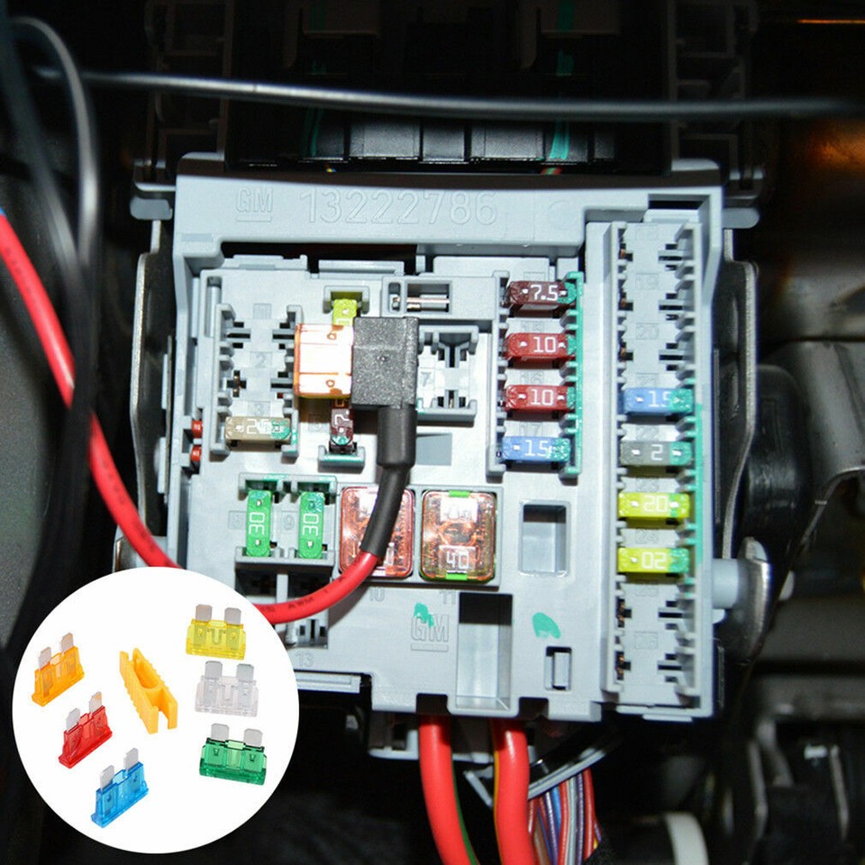 120 Standard Blade Fuses Car Auto Fuse Set 5-30A Mixed Assorted w ...