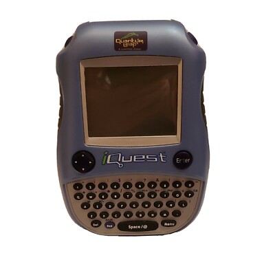 LeapFrog Quantum Leap iQuest Handheld Console Bundle- 10cartridges ...