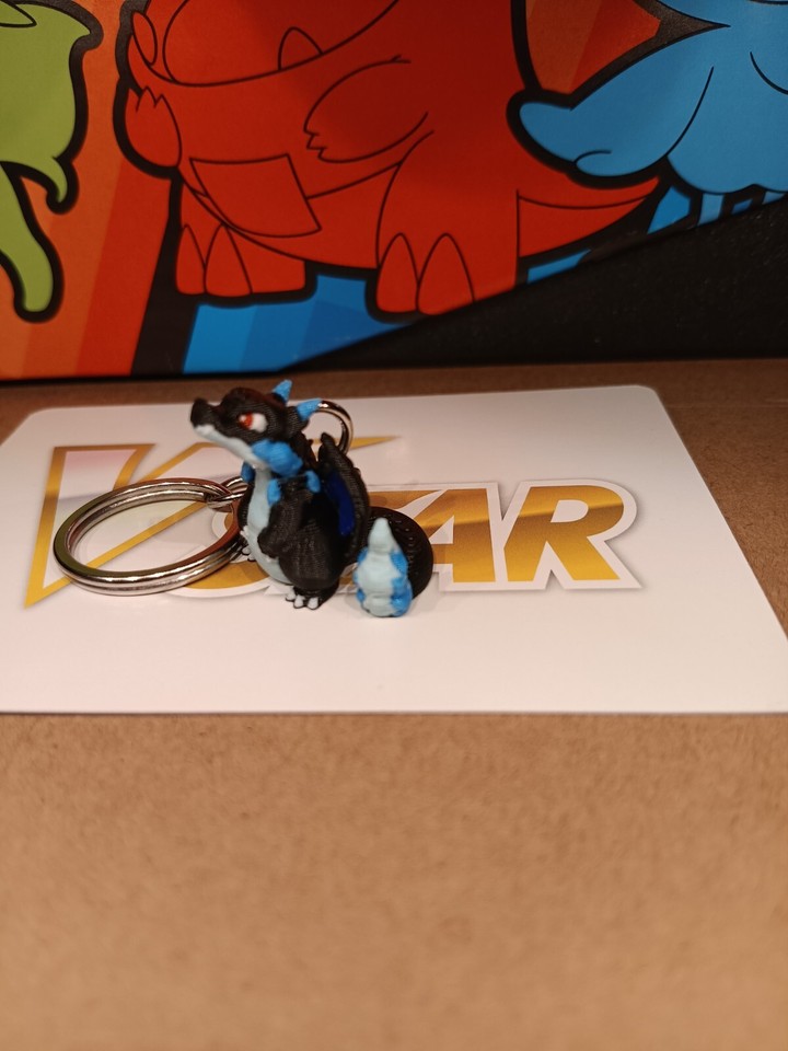 Pokemon Mega Charizard X Keychain | eBay