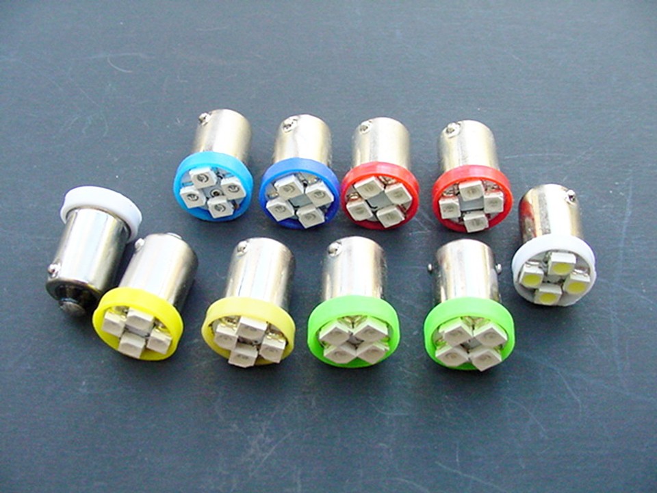 10 PK Fits Ford Linc Merc Asst LEDs Instrument Panel Dash 1815 Lights ...