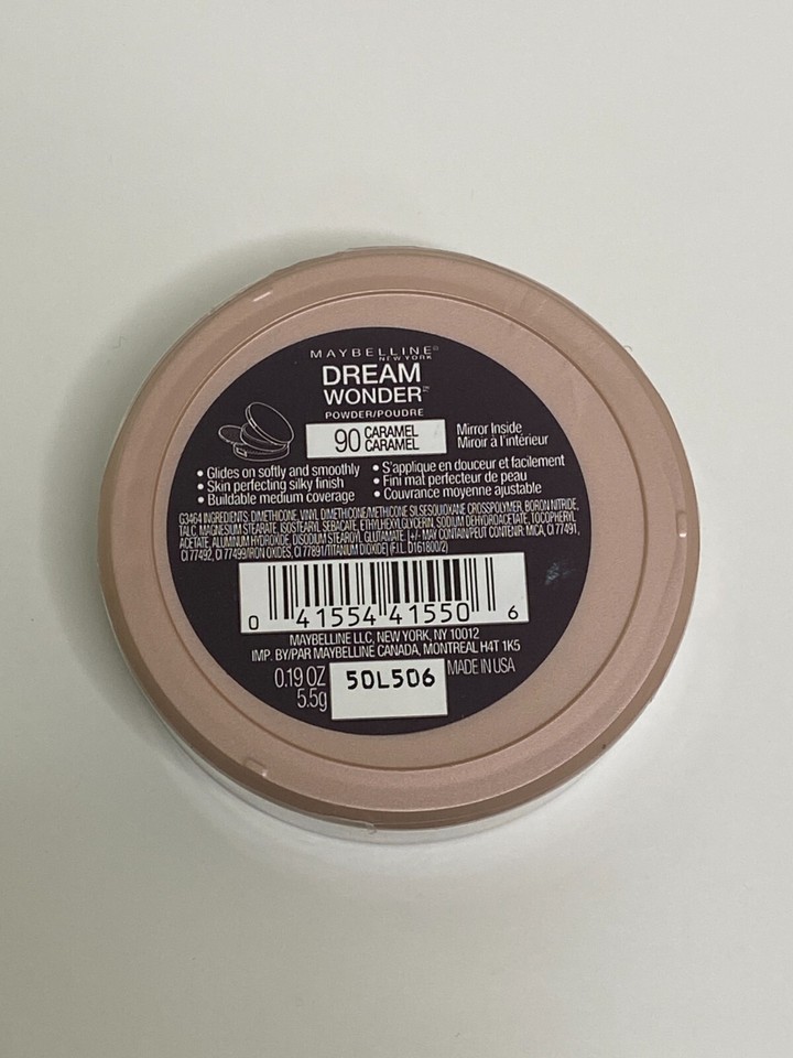 NOS Maybelline Dream Wonder Powder - #90 Caramel - READ | eBay
