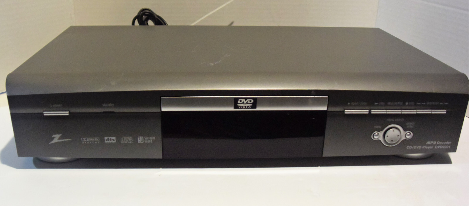 Zenith MP3 Decoder CD/DVD Player DVD2201 - Tested & Works! | eBay