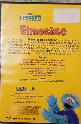 Sesame Street Elmocize DVD | eBay