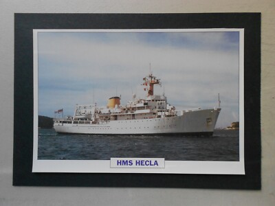 NAVAL PRINT-HMS HECLA : OCEANOGRAPHIC RESEARCH SHIP 1964 | eBay UK