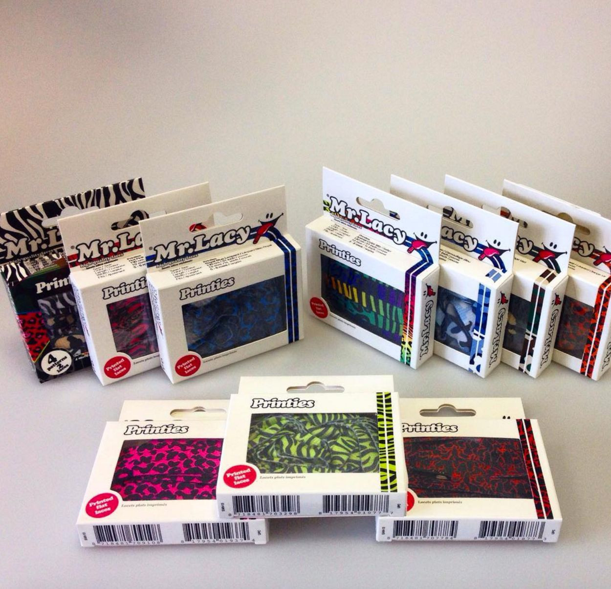 Laces Mr Lacy Skinnies -White Skinny Flat shoelaces Slim Laces 6 mm ...